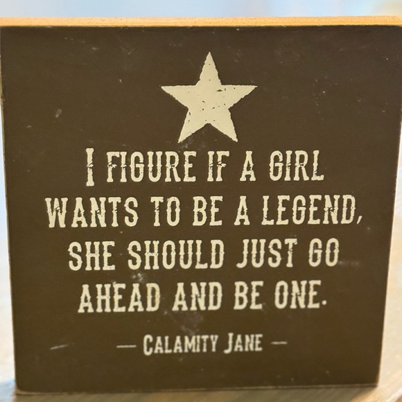 sawdust city | Wall Decor | Calamity Jane Sign | Poshmark